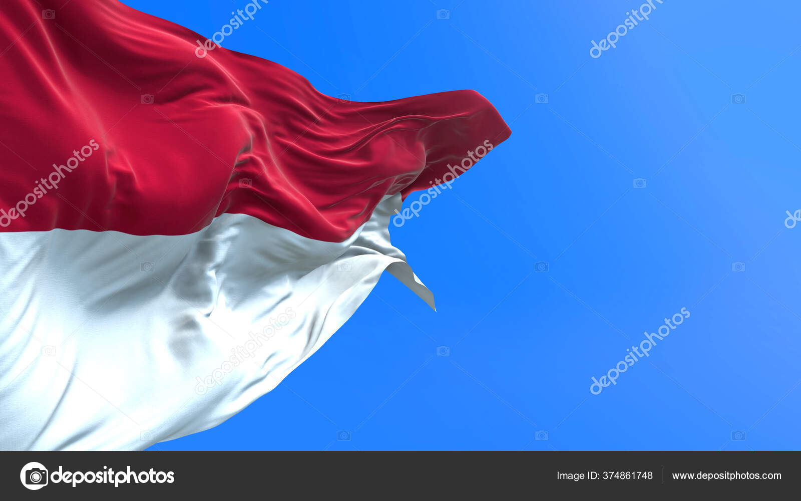 Monaco Flag Realistic Waving Flag Background Stock Photo by ©MyVector ...