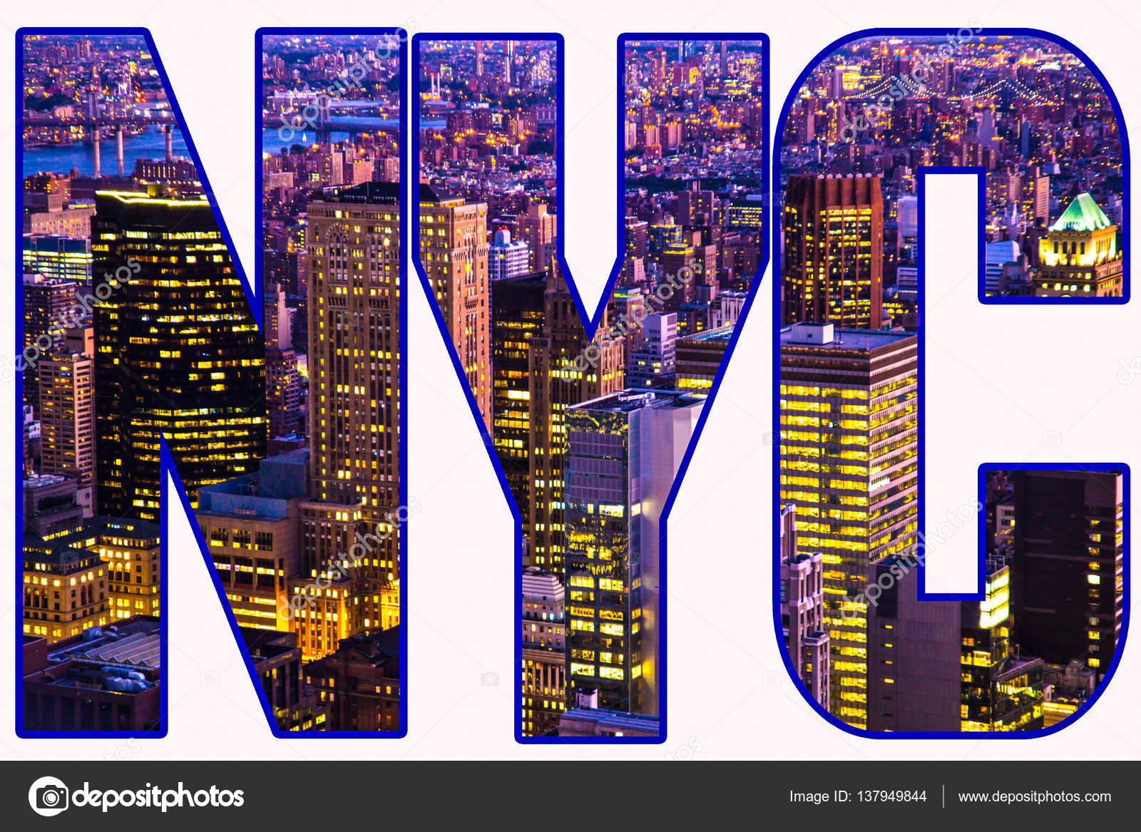 NYC Graphic Words Stock Photo by ©littleny 137949844