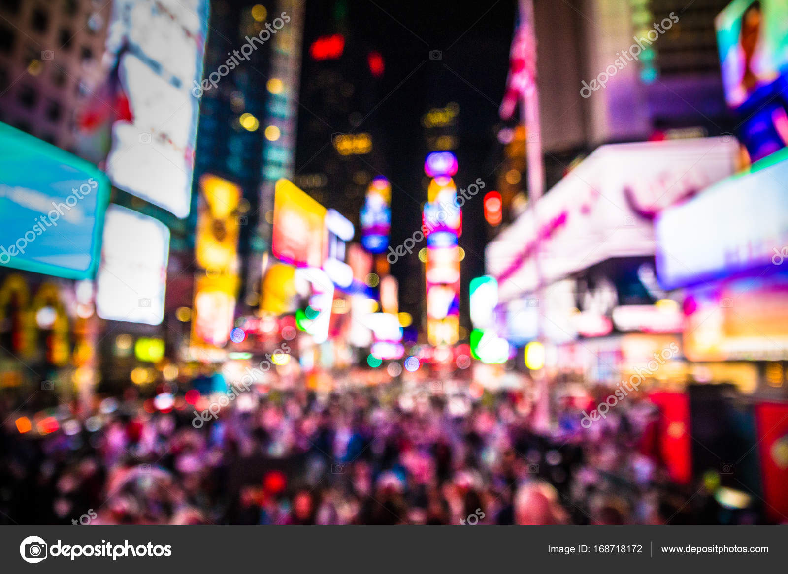 NYC Times Square Blur Stock Photo by ©littleny 168718172