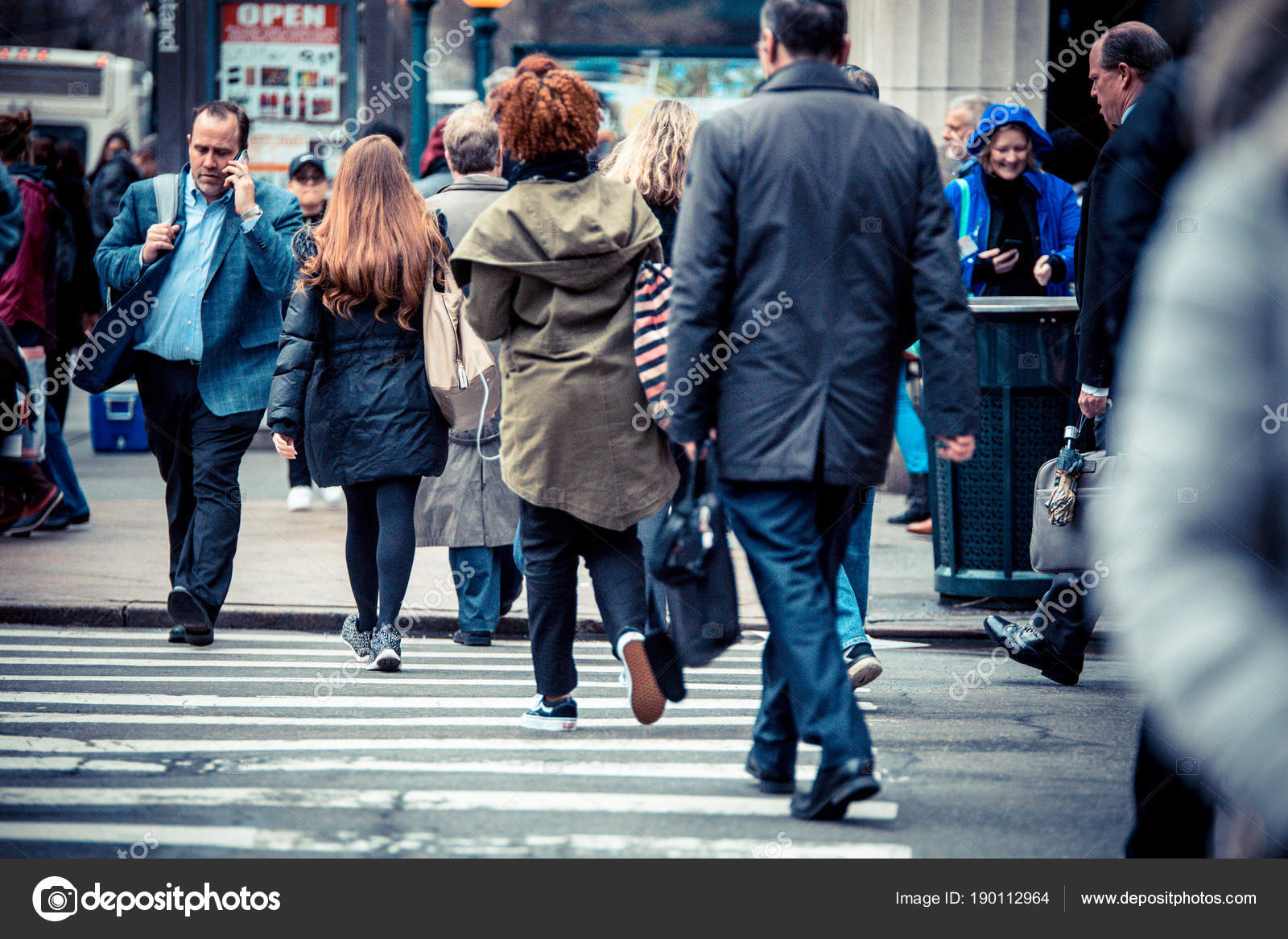 City Street People Scene