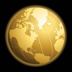 Logo earth globe gold Stock Vector Image by ©cobalt88 #2965002