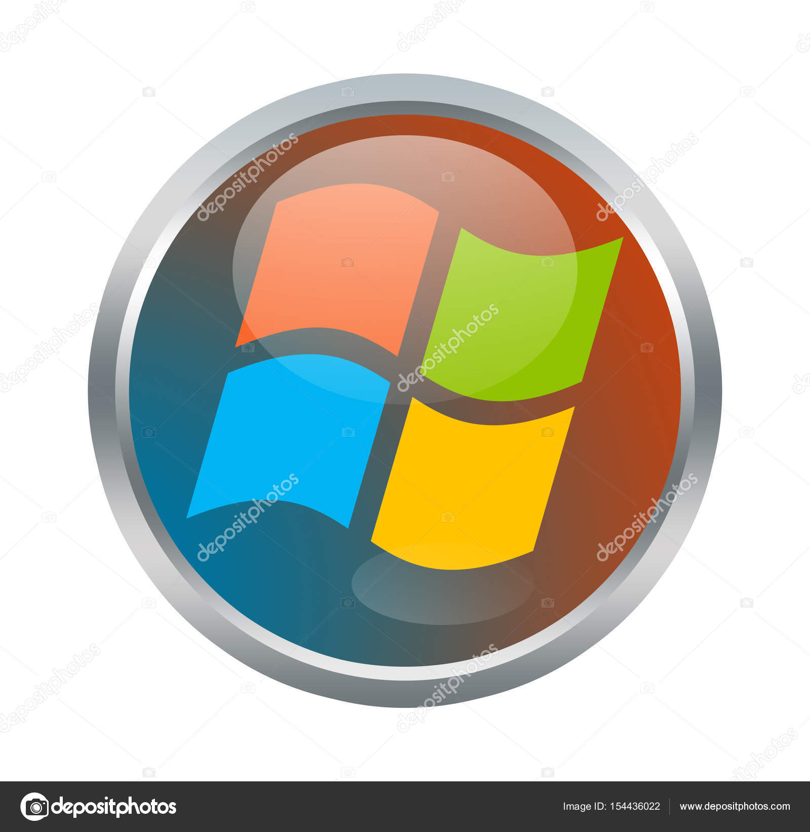 Microsoft Windows sign Stock Illustration by ©fitimi #154436022