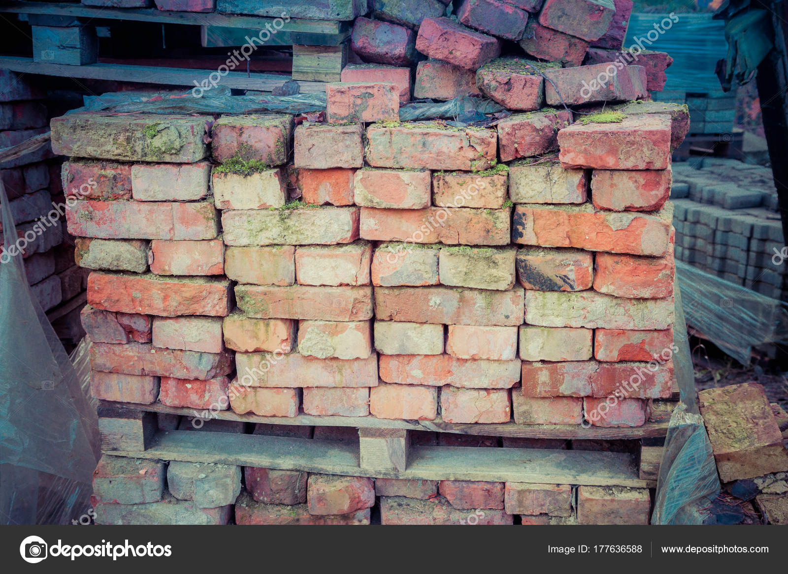 Load Bricks — Stock Photo © teine26 #177636588