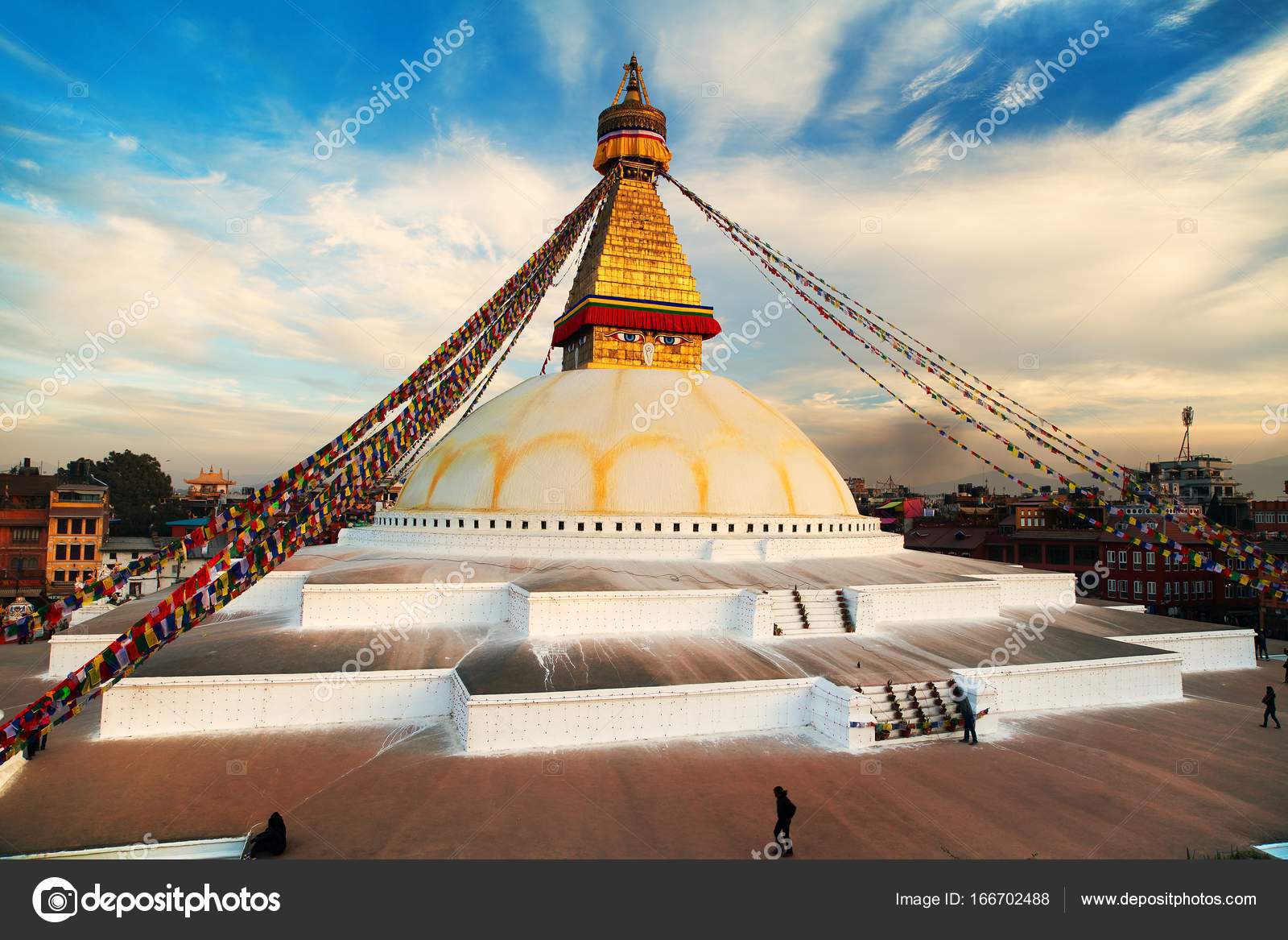 Boudha or Bodhnath stupa - Kathmandu - Nepal ⬇ Stock Photo, Image by ...