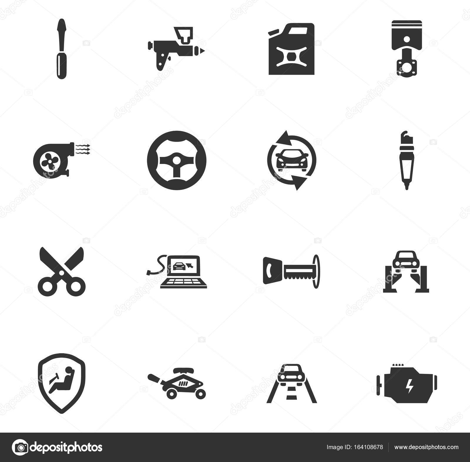 Auto icons set — Stock Vector © Art_Stok #164108678