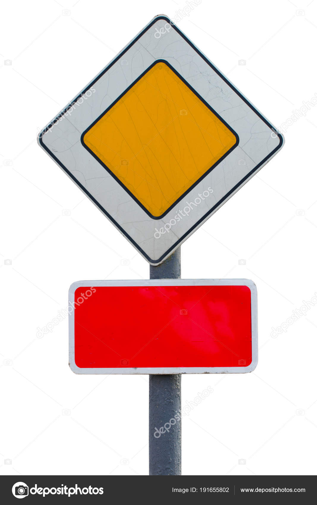 Blank Traffic Signs