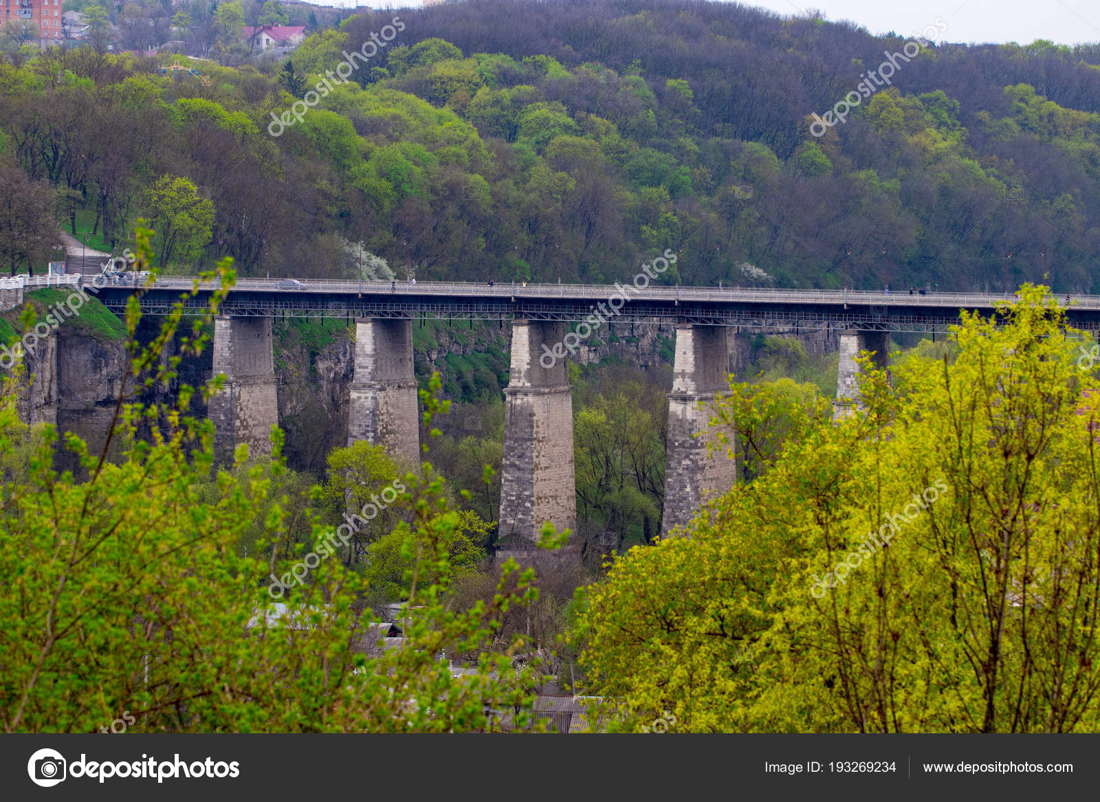 Old bridge over the river in the countryside Stock Photo by ©alex_skp ...