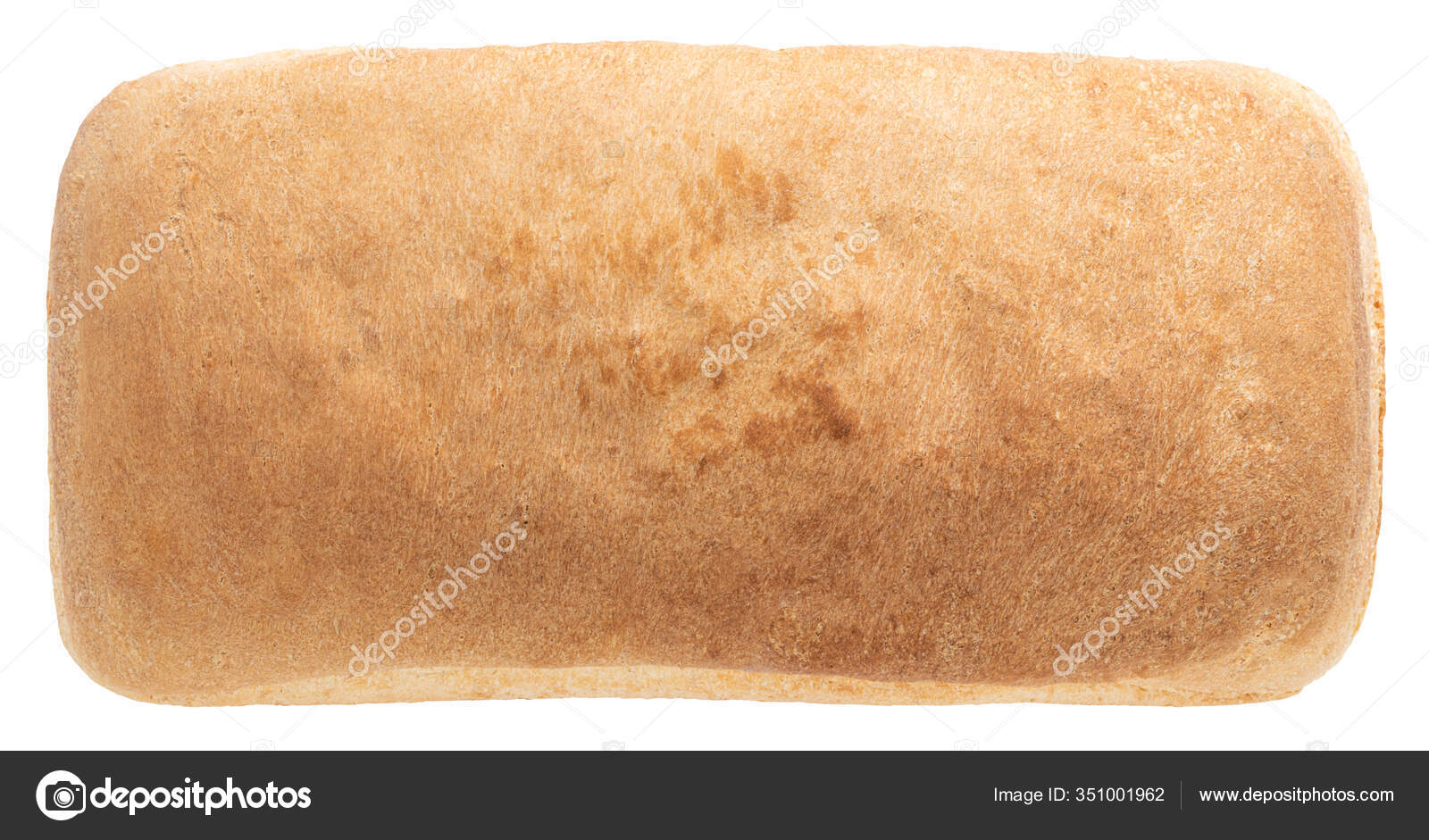 Pan Aislado Sobre Fondo Blanco Con Ruta Recorte — Foto de stock ...