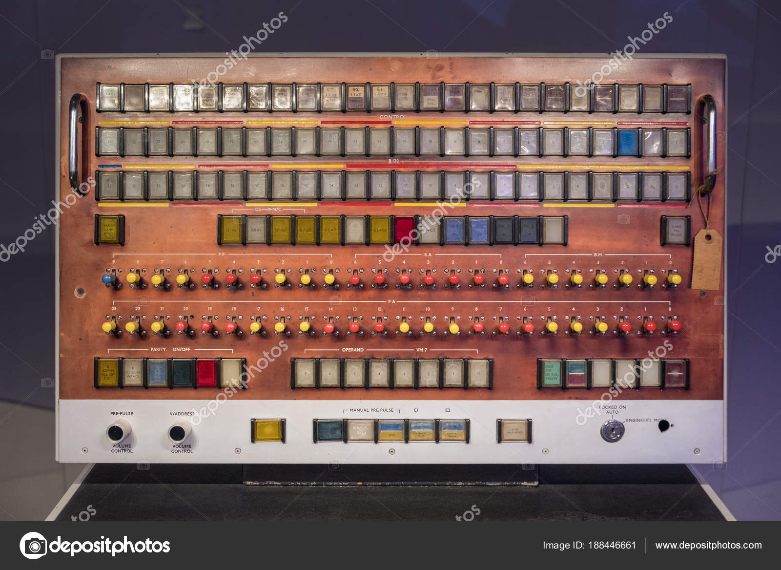 Old fashioned switch board. Stock Photo by ©lucielang 188446661