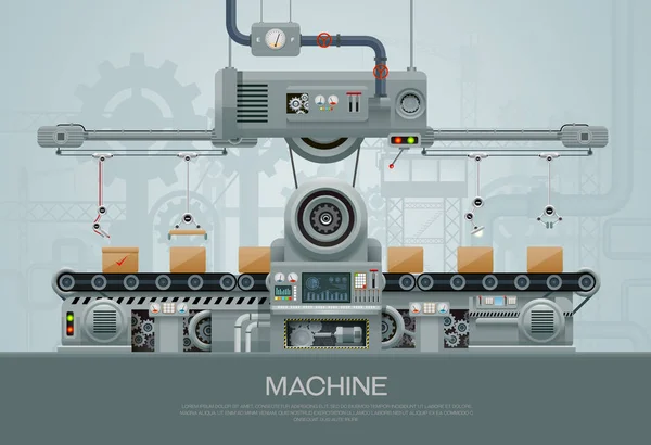 Factory Machine Vector