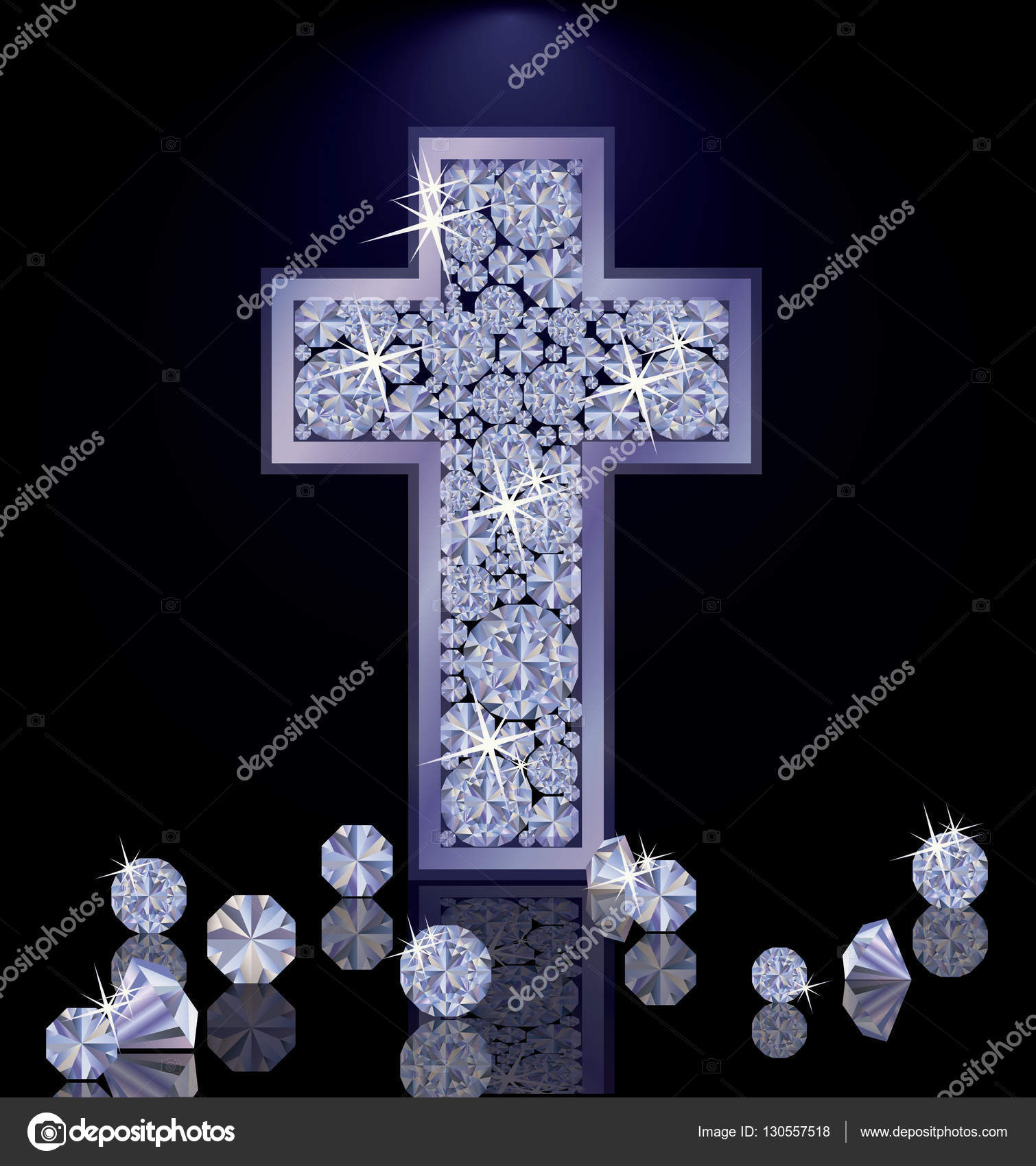 Diamond Cross wallpaper, vector illustration Stock Vector Image by ...