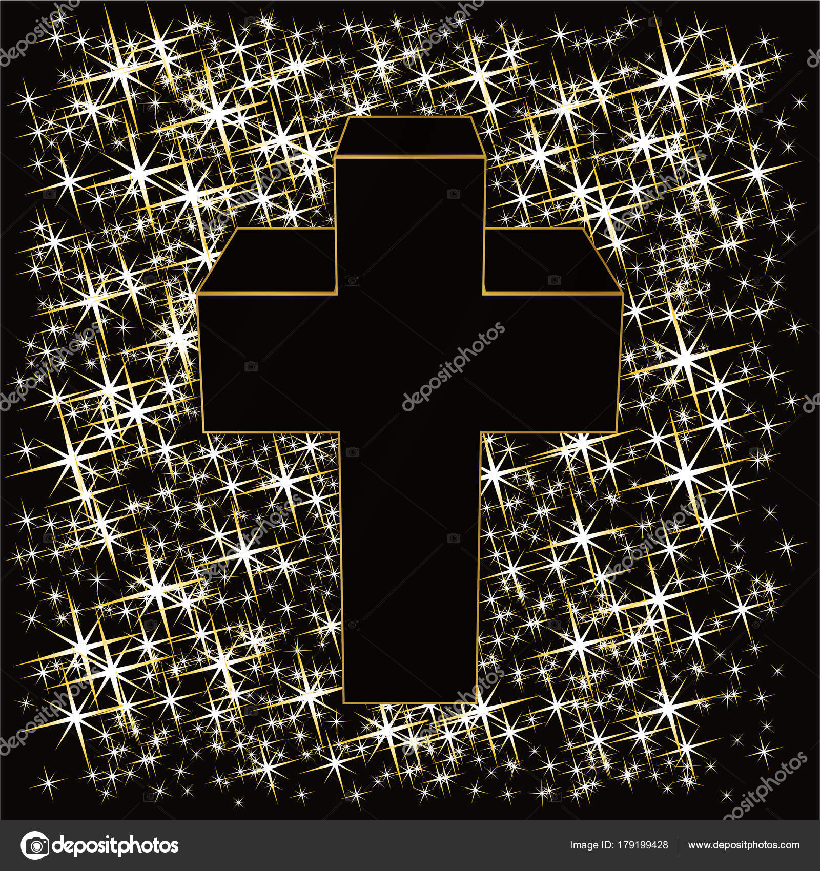 Feliz Cruz Pascua Ilustración Del Vector Vector de stock #179199428 de ...