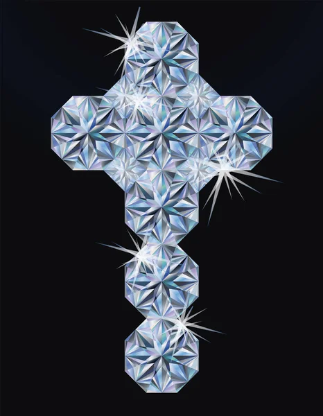 Diamond Cross wallpaper, vector illustration Stock Vector Image by ...