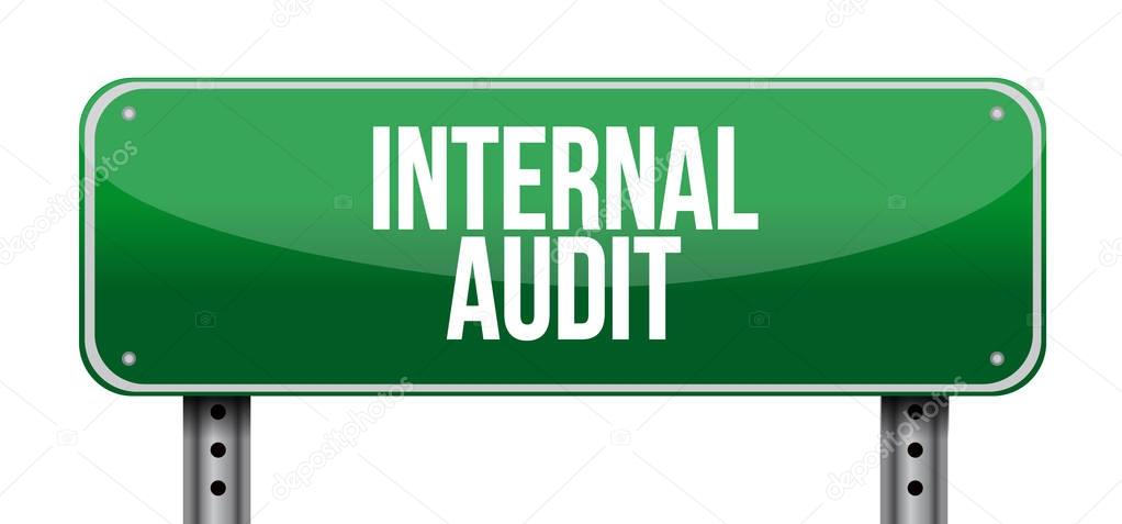 Internal Audit road sign concept illustration — Stock Photo ...