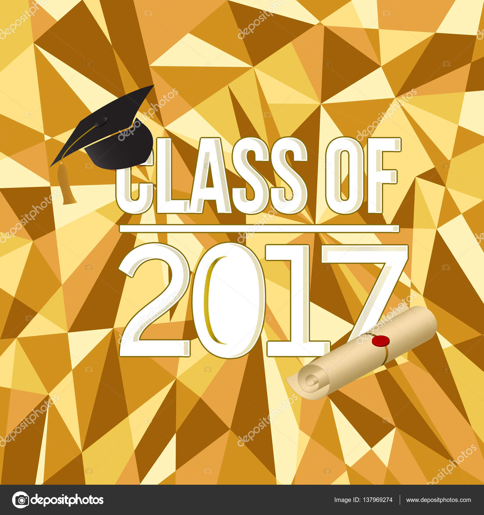 Class of 2018 white sign illustration design Stock Photo by ©alexmillos ...