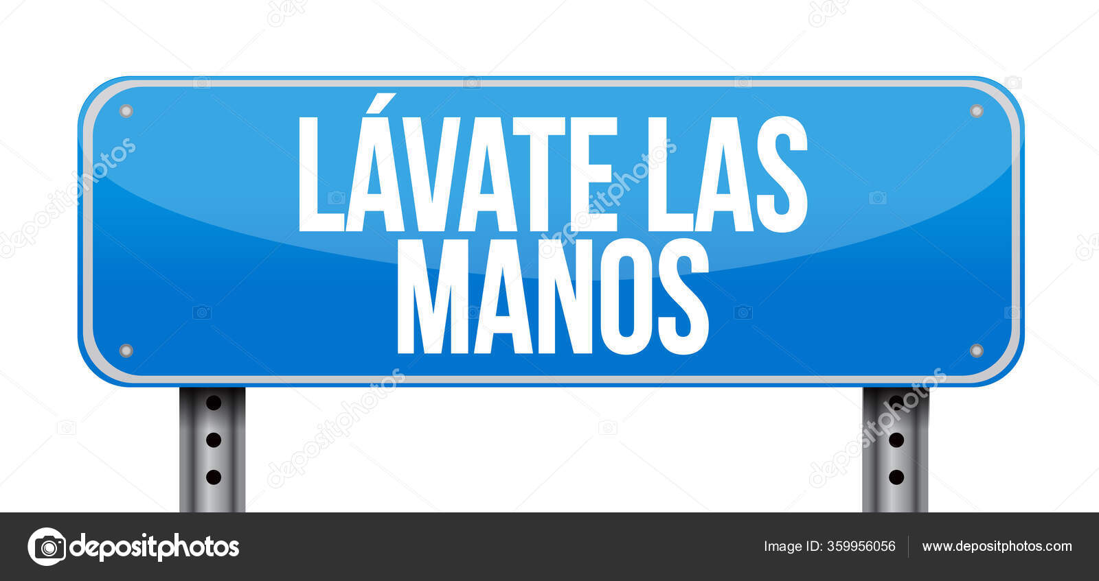 Hand Wash Sign Spanish