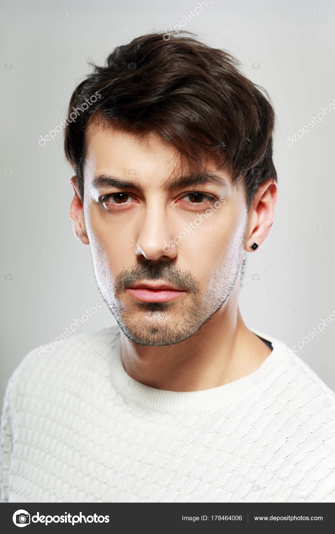 Headshot Portrait Handsome Young Man Close — Stock Photo © lenanet ... Headshot Portrait Handsome Young Man Close — Stock Photo © lenanet ...