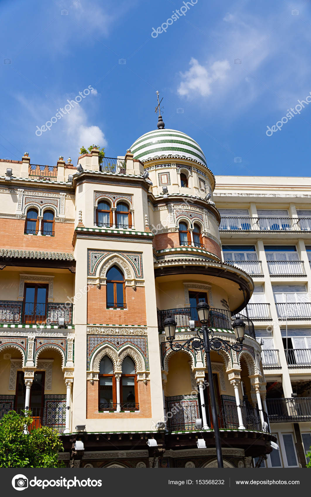 Historic buildings and monuments of Seville, Spain. Architectural ...