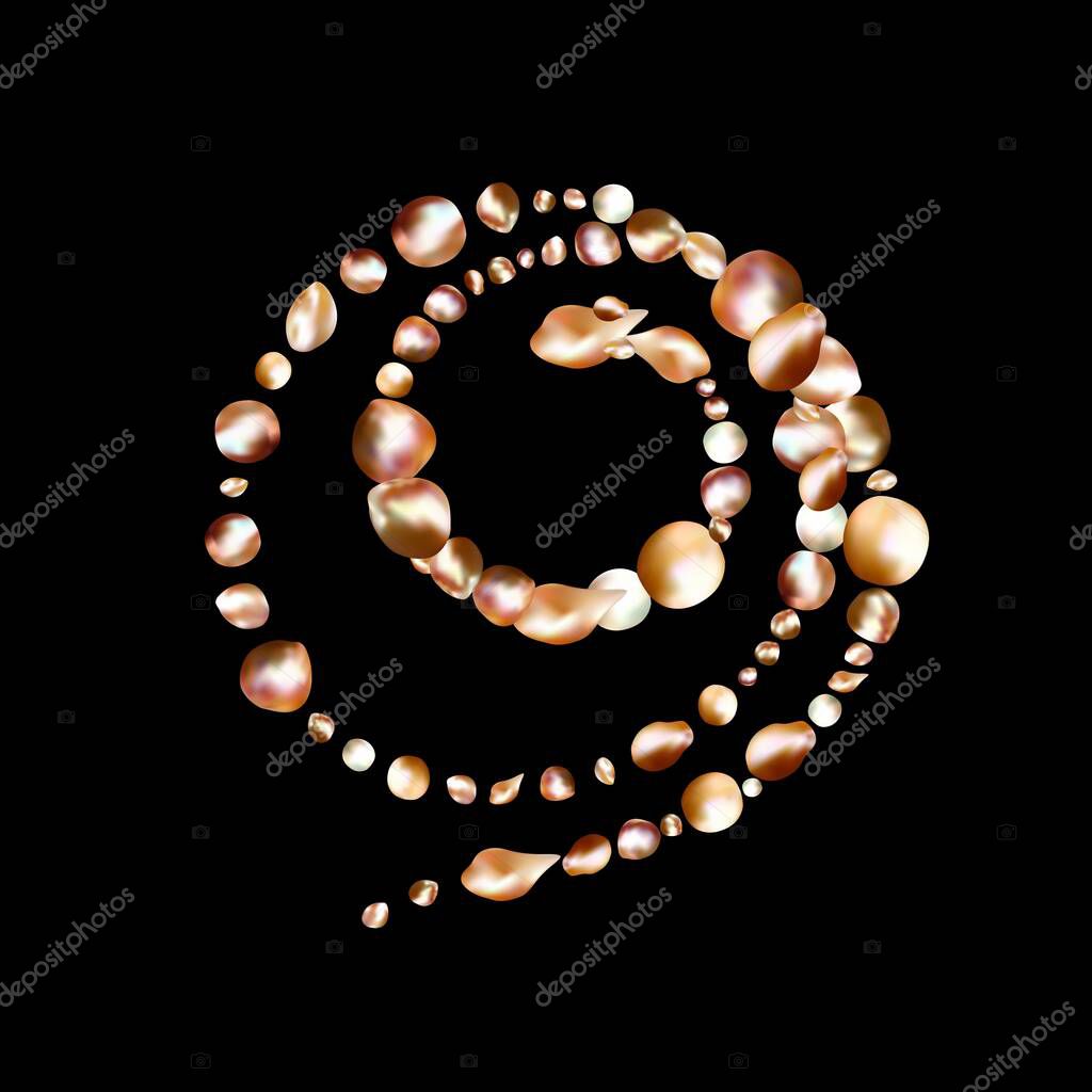 Joyería de las mujeres con perlas barrocas es símbolo de la belleza y ...