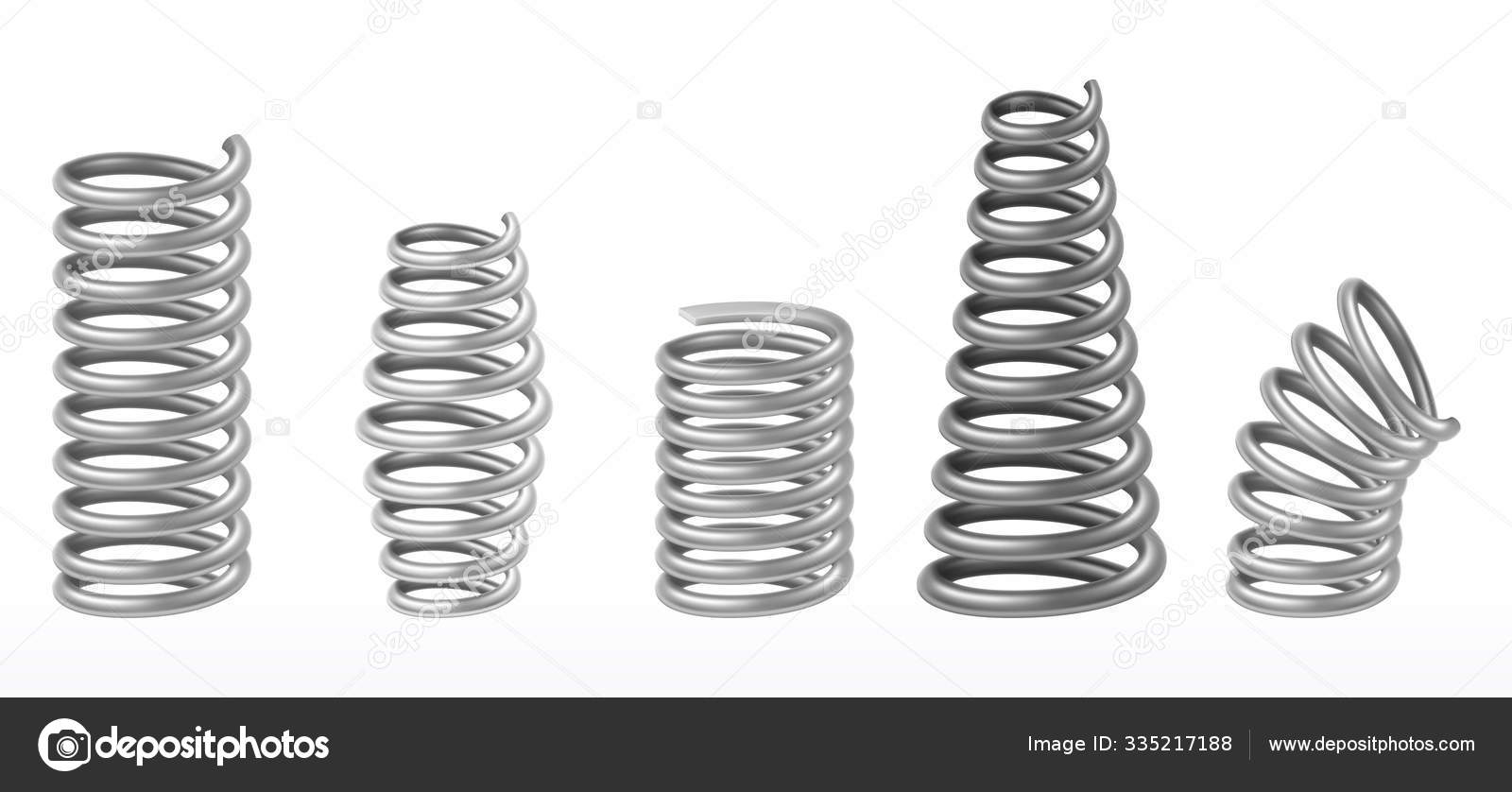 Compressed Metal Spring