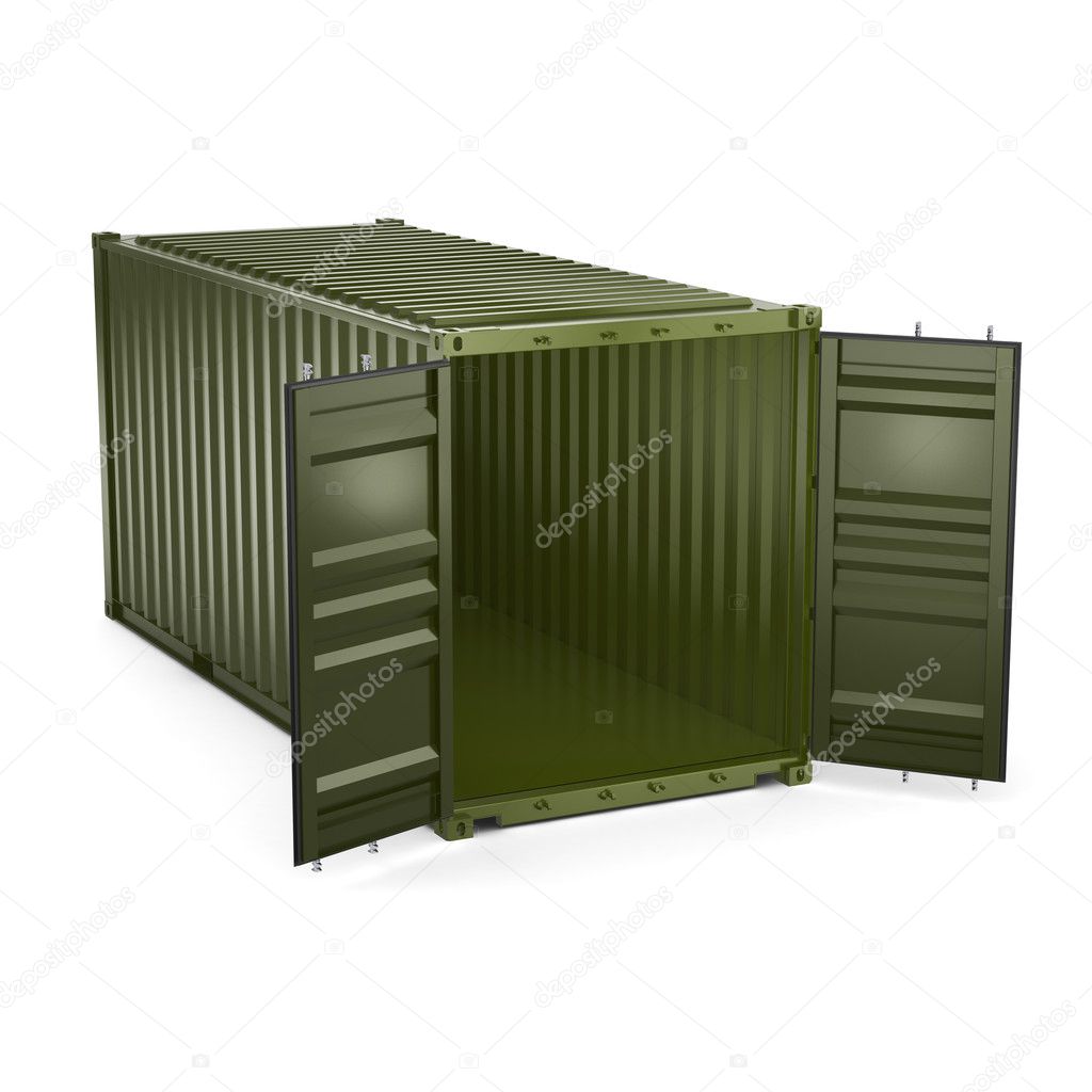 3D rendering container — Stock Photo © apopium #125974134
