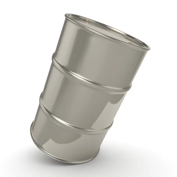 3D rendering Shiny chrome barrel Stock Photo by ©apopium 125994560