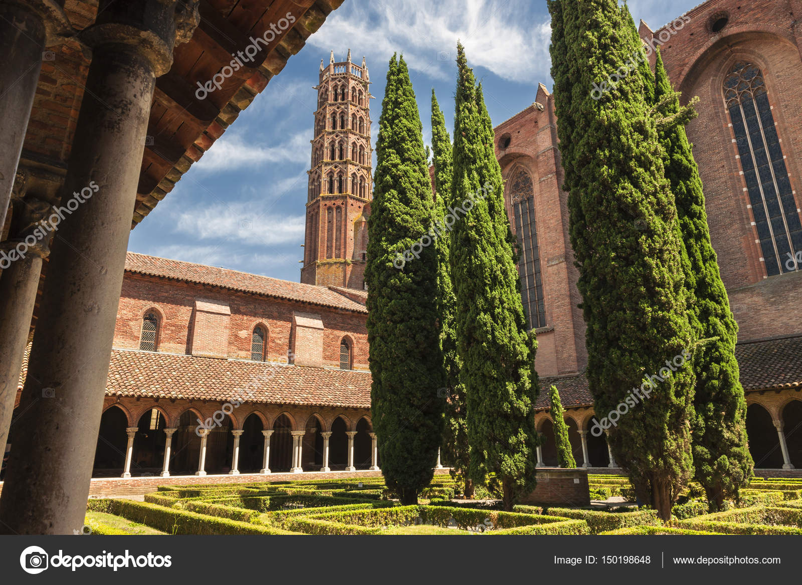 Dominican monastery Couvent des Jacobins — Stock Photo © elenathewise ...