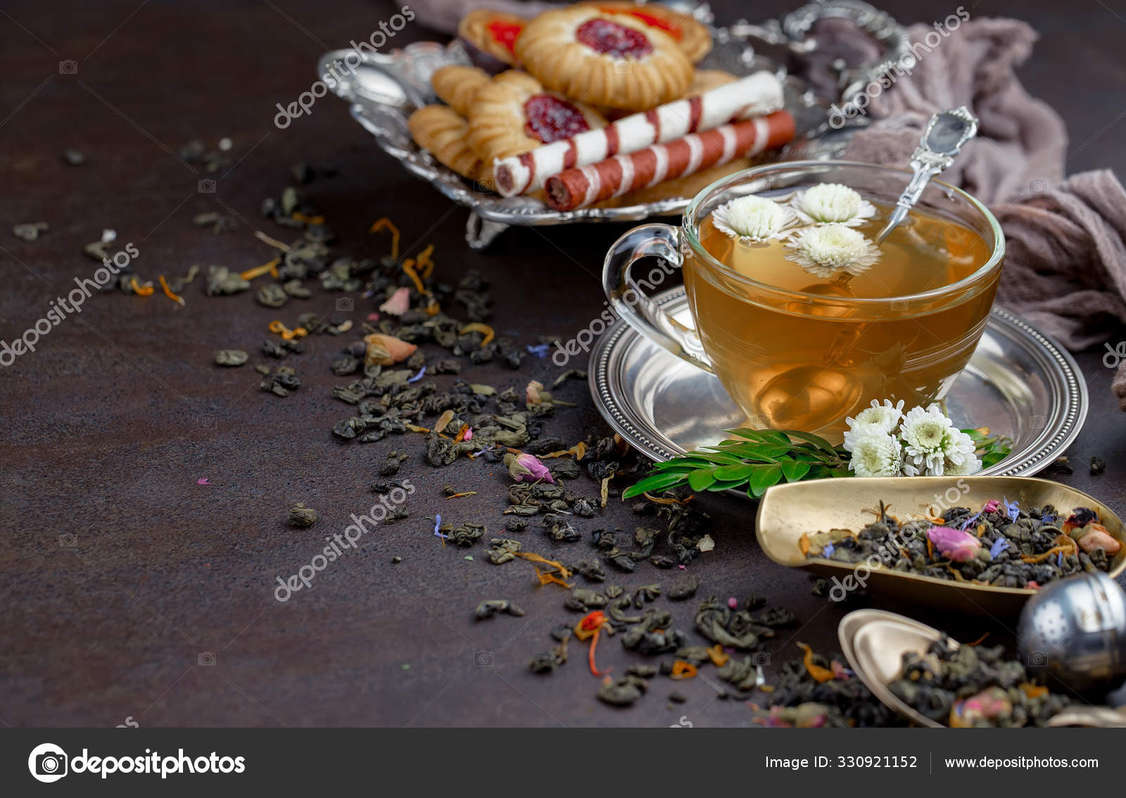 Tea Cup Old Background Stock Photo by ©VIZAFOTO 330921152