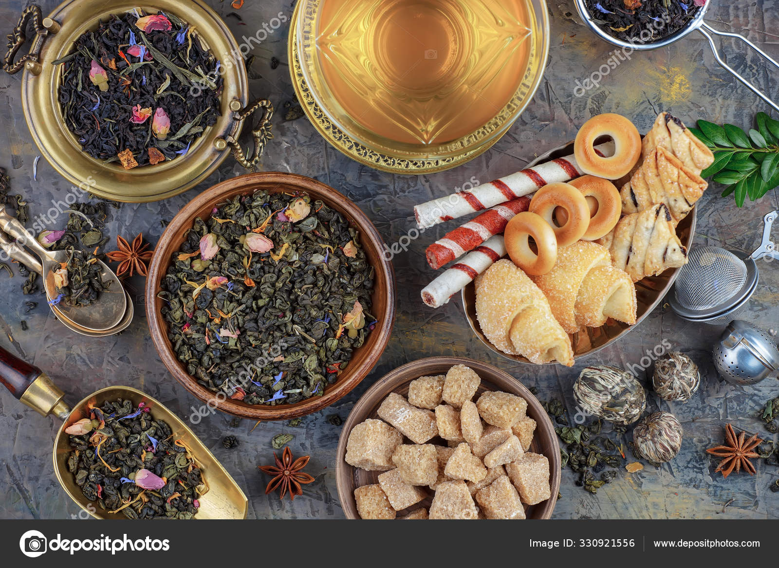 Tea Cup Old Background Stock Photo by ©VIZAFOTO 330921556