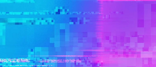 Digital signal damage visualization. Noise, glitch effect, interference ...