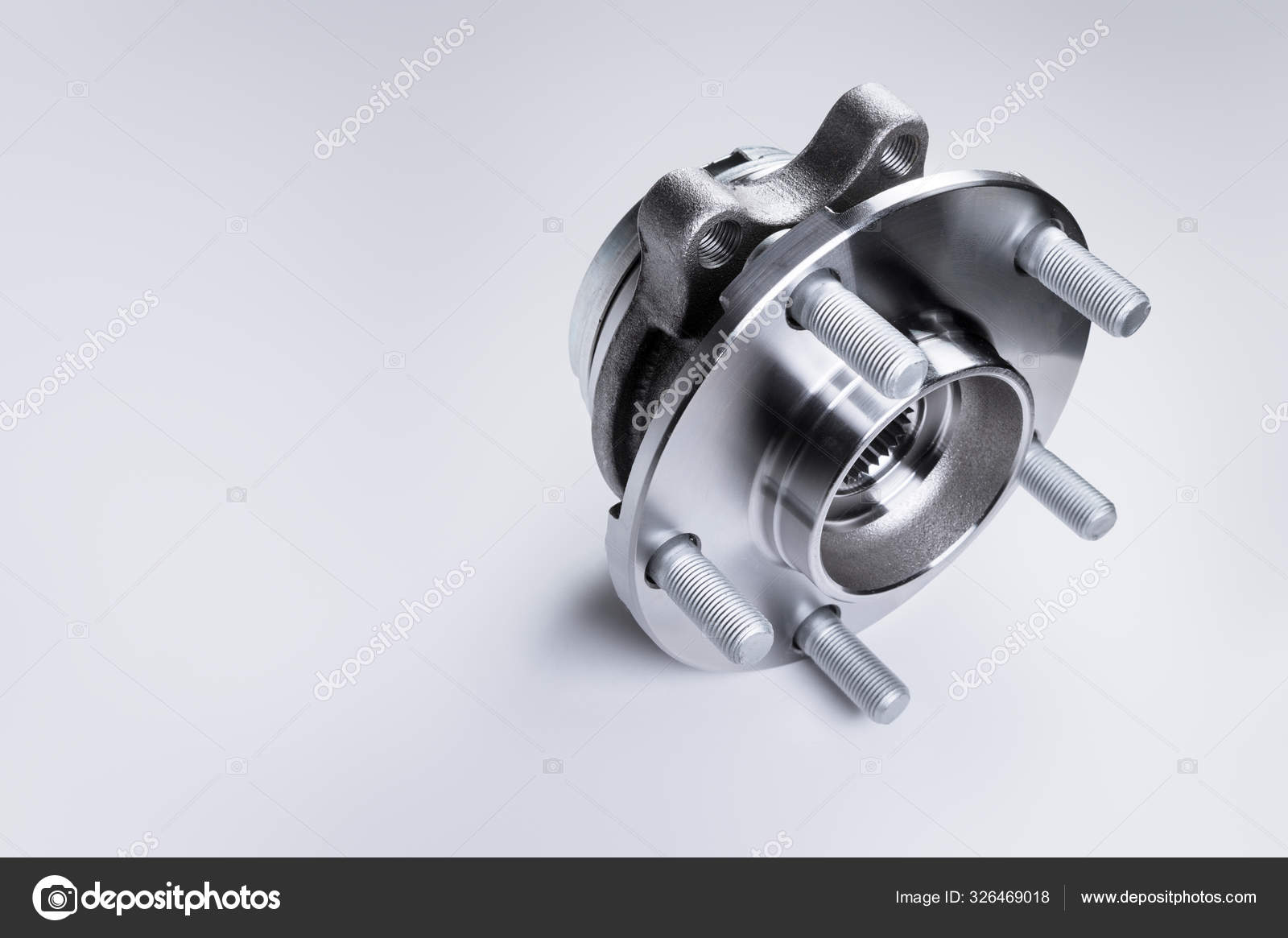 New Wheel hub assembly with bearing. This is part of the car suspension ...