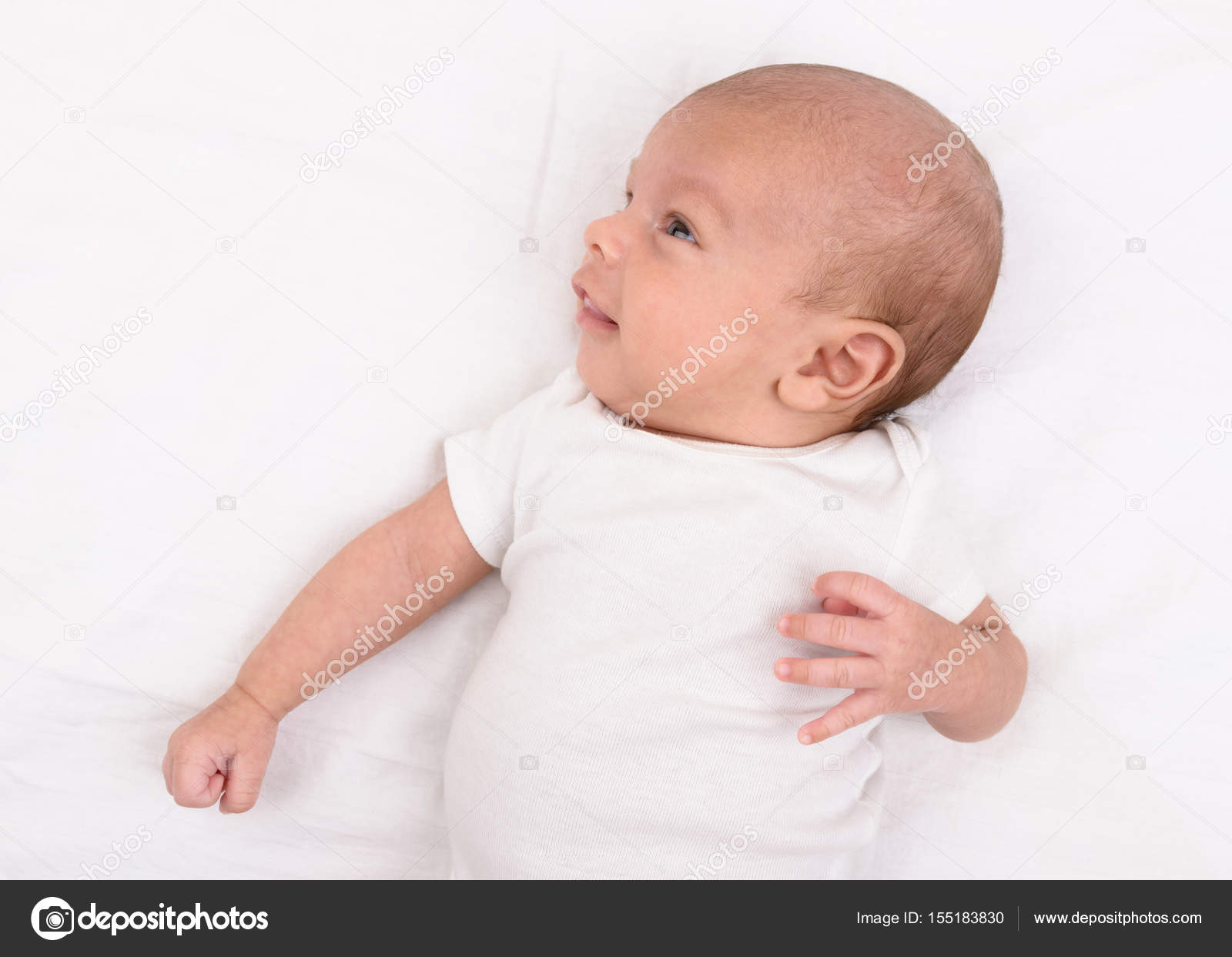 Asian White Newborn Baby