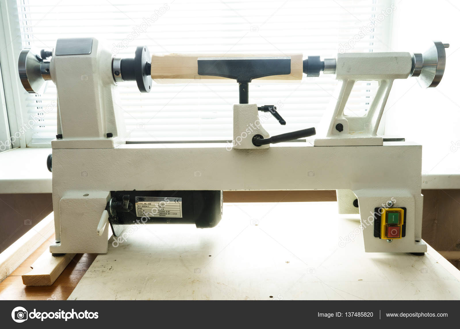 Mini Woodworking Lathe Stock Photo by ©Supertrooper 137485820