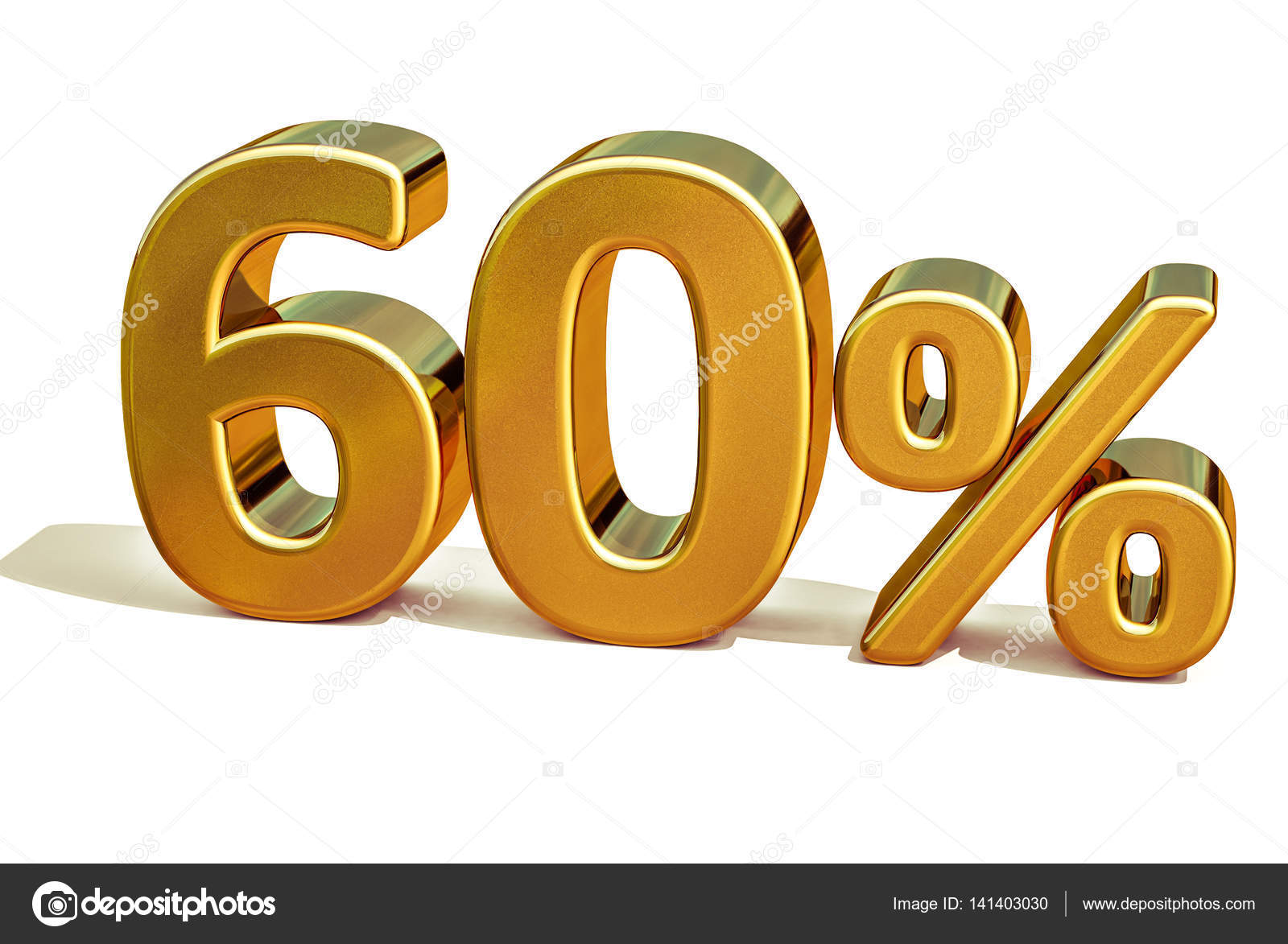 3d oro 60 sesenta por ciento signo de descuento: fotografía de stock ... 3d oro 60 sesenta por ciento signo de descuento: fotografía de stock ...