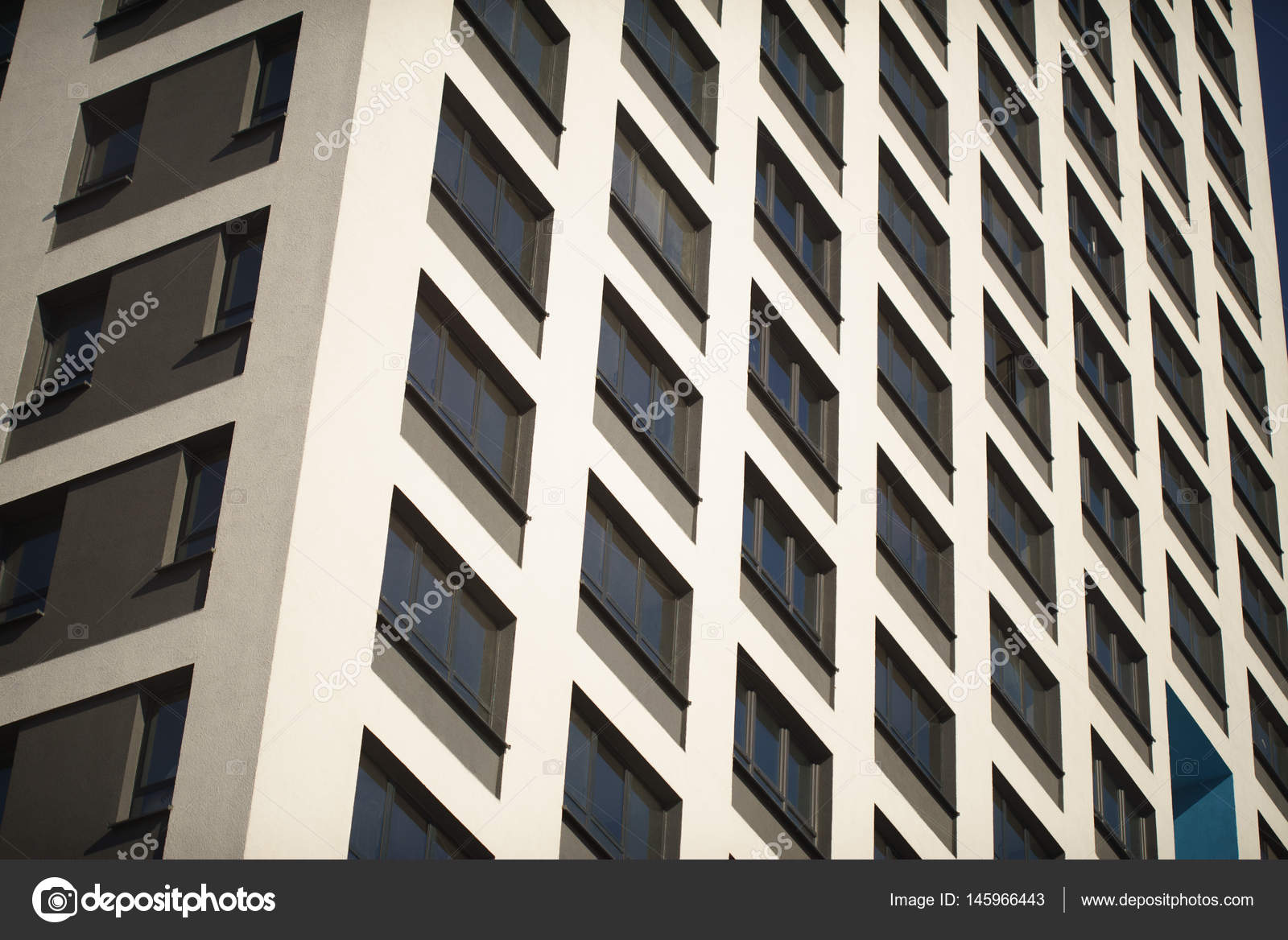 Apartment Complex with Windows Stock Photo by ©Supertrooper 145966443