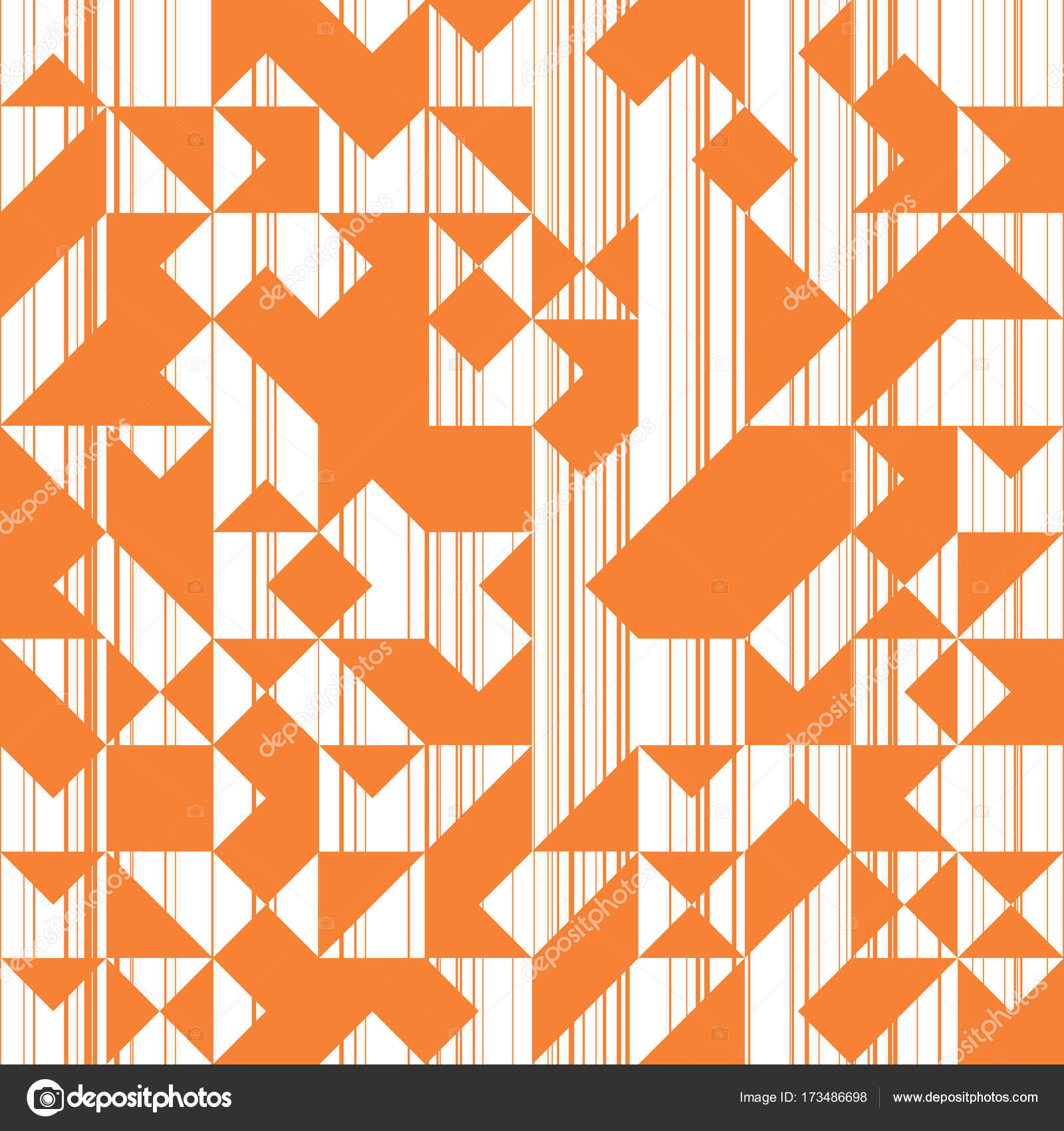 Triangles Retro Abstract Background Stock Vector by ©Supertrooper 173486698