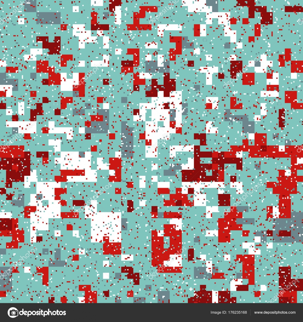 Christmas Pixel Pattern Stock Vector by ©Supertrooper 176235168