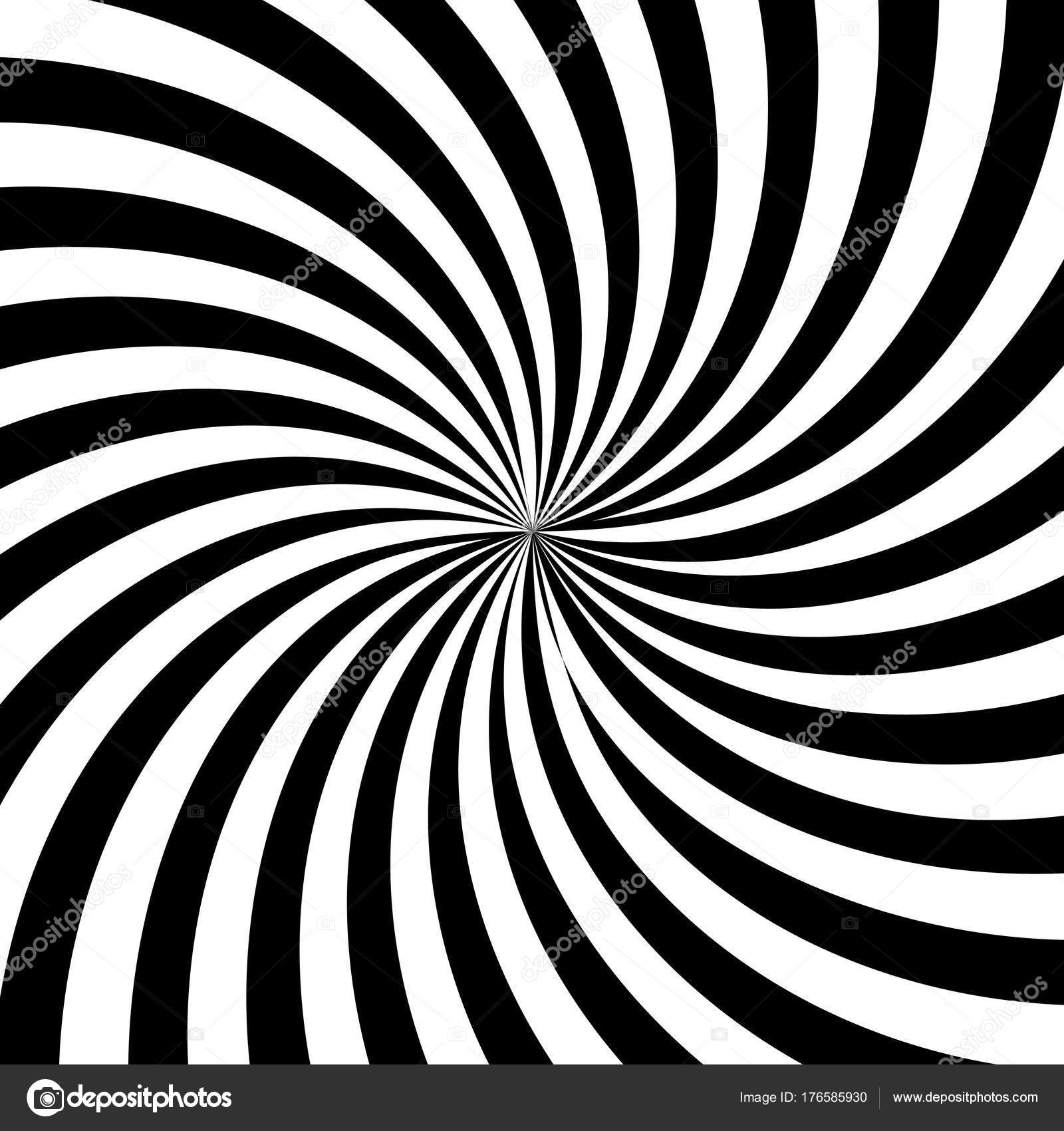 Black And White Sun Rays Vector