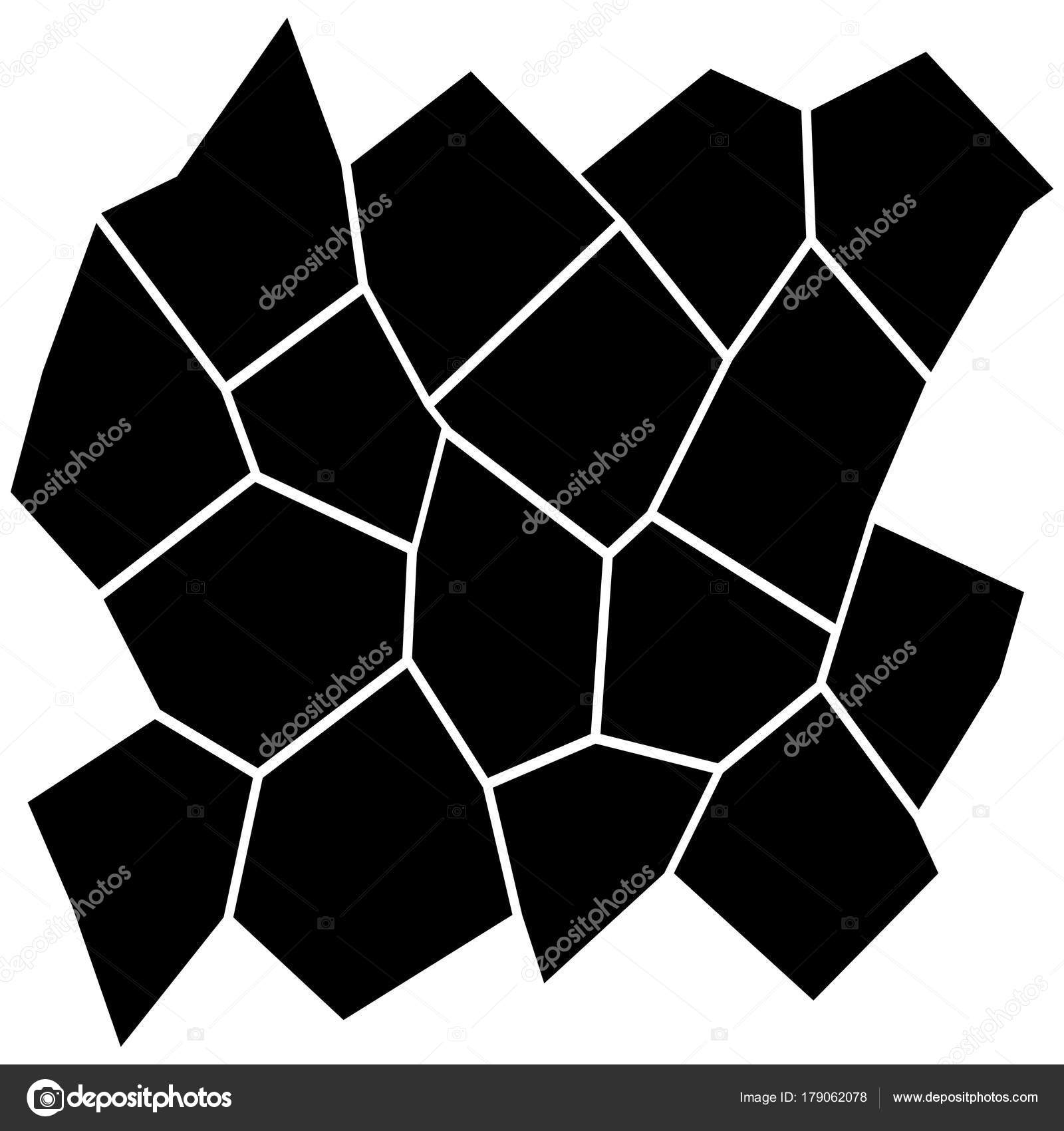 Black and White Irregular Grid Stock Vector by ©Supertrooper 179062078