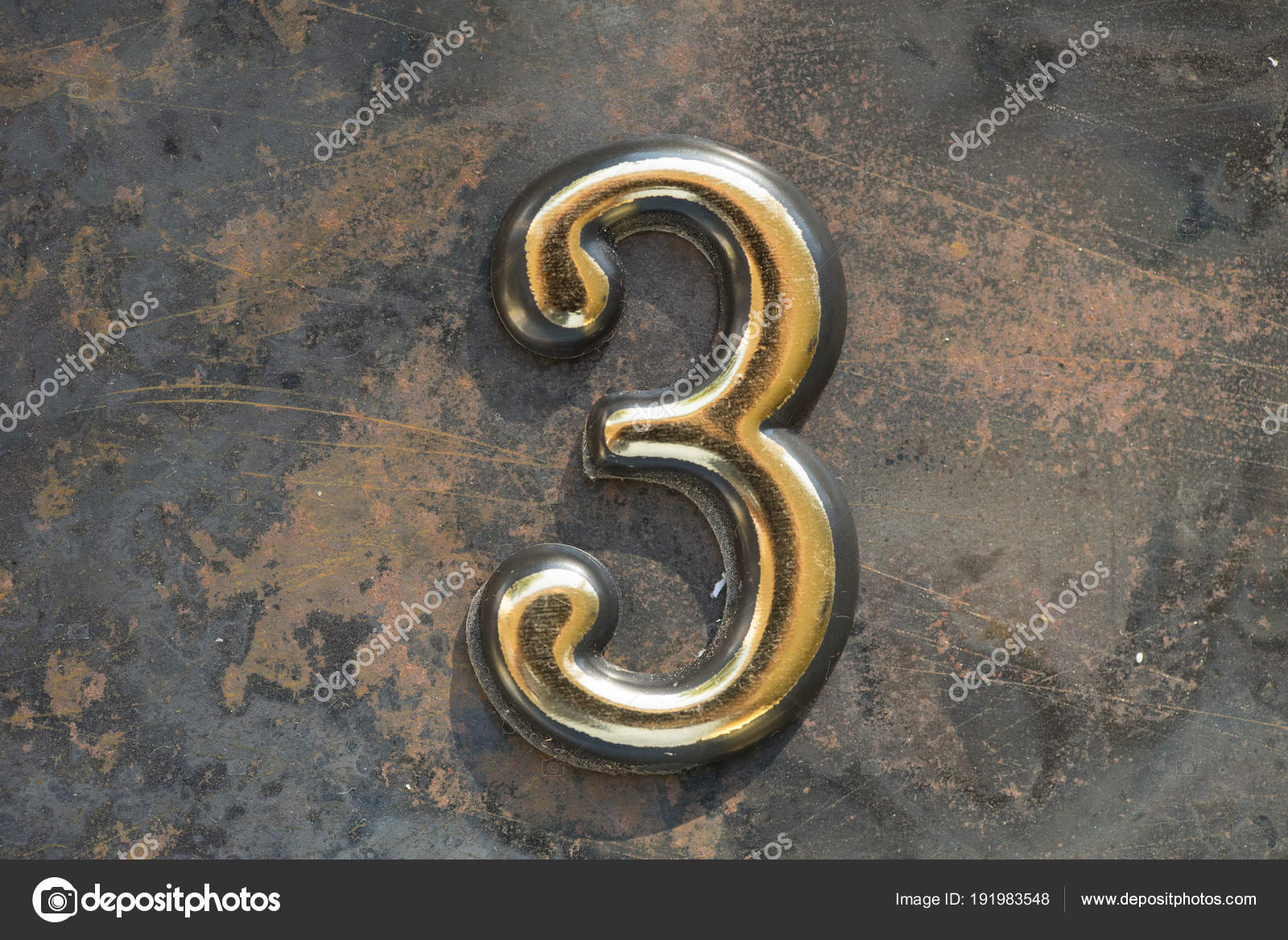 Number 3 Three Lettering Stock Photo by ©Supertrooper 191983548