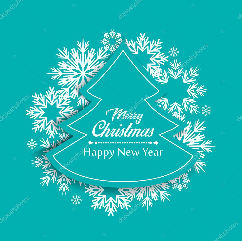 Vector Christmas Tree Stock Vector Image By ©odina222 126277608