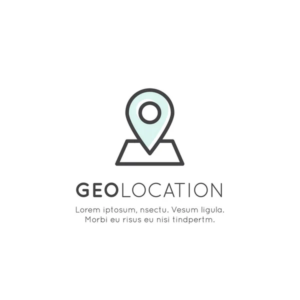 Geo Location Tag, Proximity Marketing, Global Network Connection ...