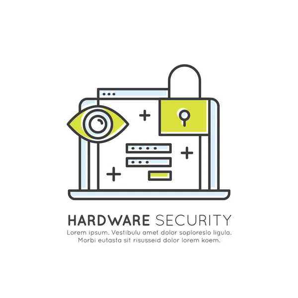 Software hardware security Vector Art Stock Images | Depositphotos
