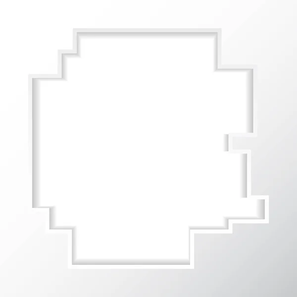 Frame White Background Form Square Your Photos Vector Illustration ...