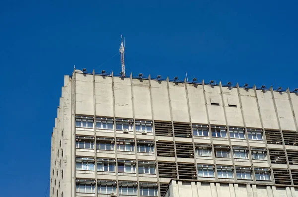 Old office building city windows - Stock Image - Everypixel