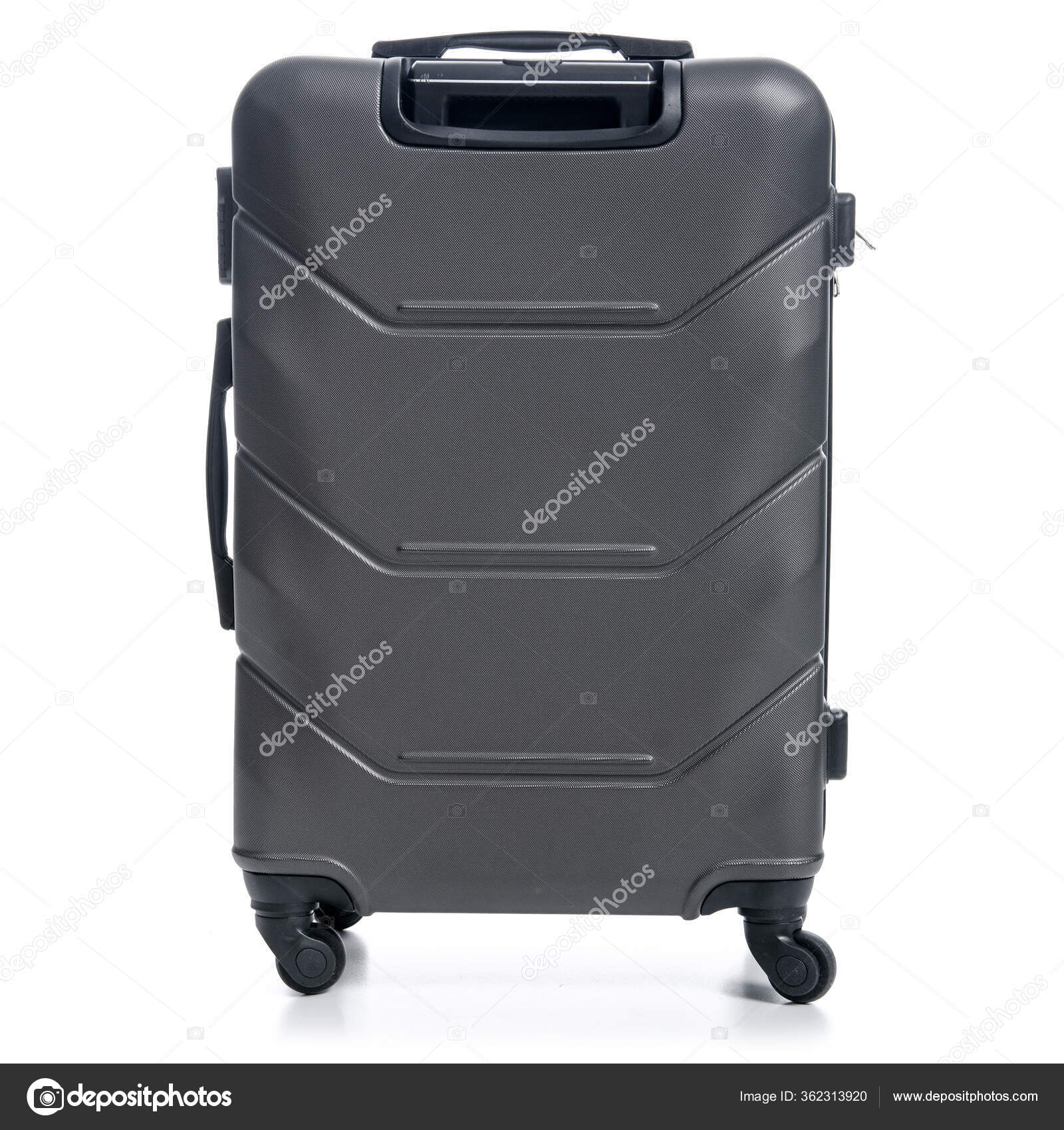Black travel suitcase — Stock Photo © Evgenyjs1 #362313920