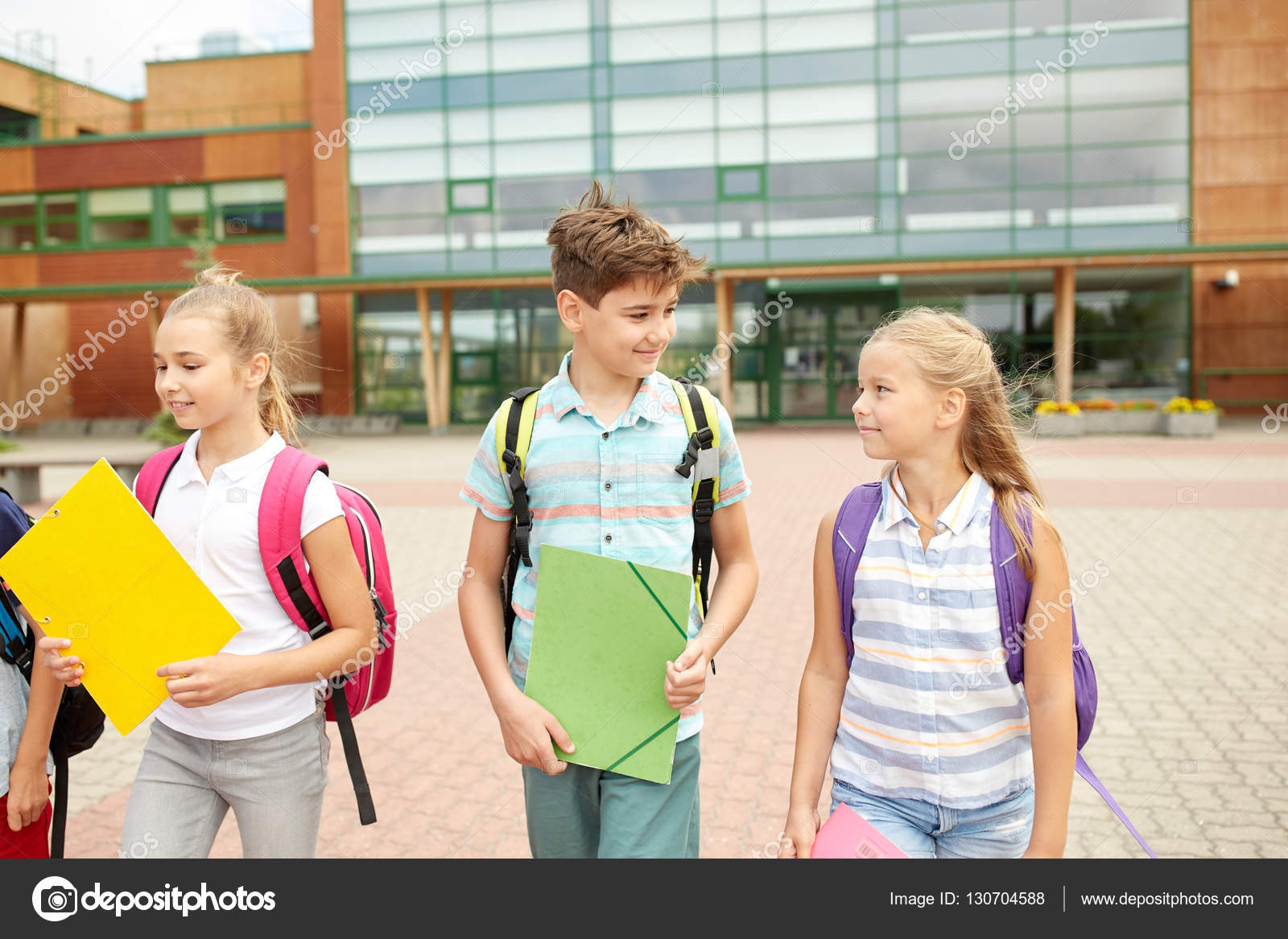 Excited Elementary Student