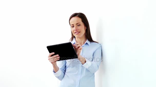 Tablet computer woman Stock Photo by ©Ariwasabi 21564597