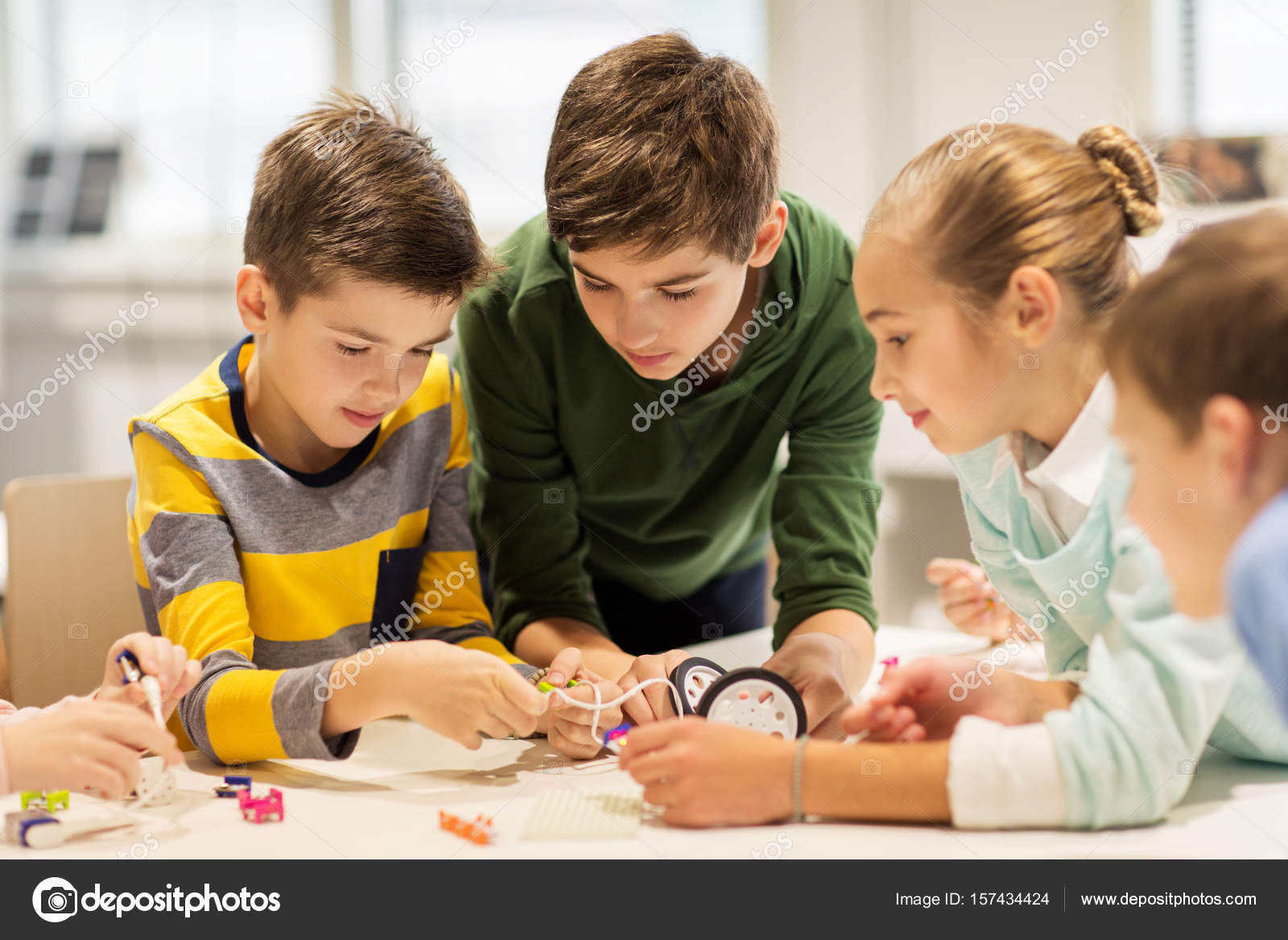Children Group Discussion