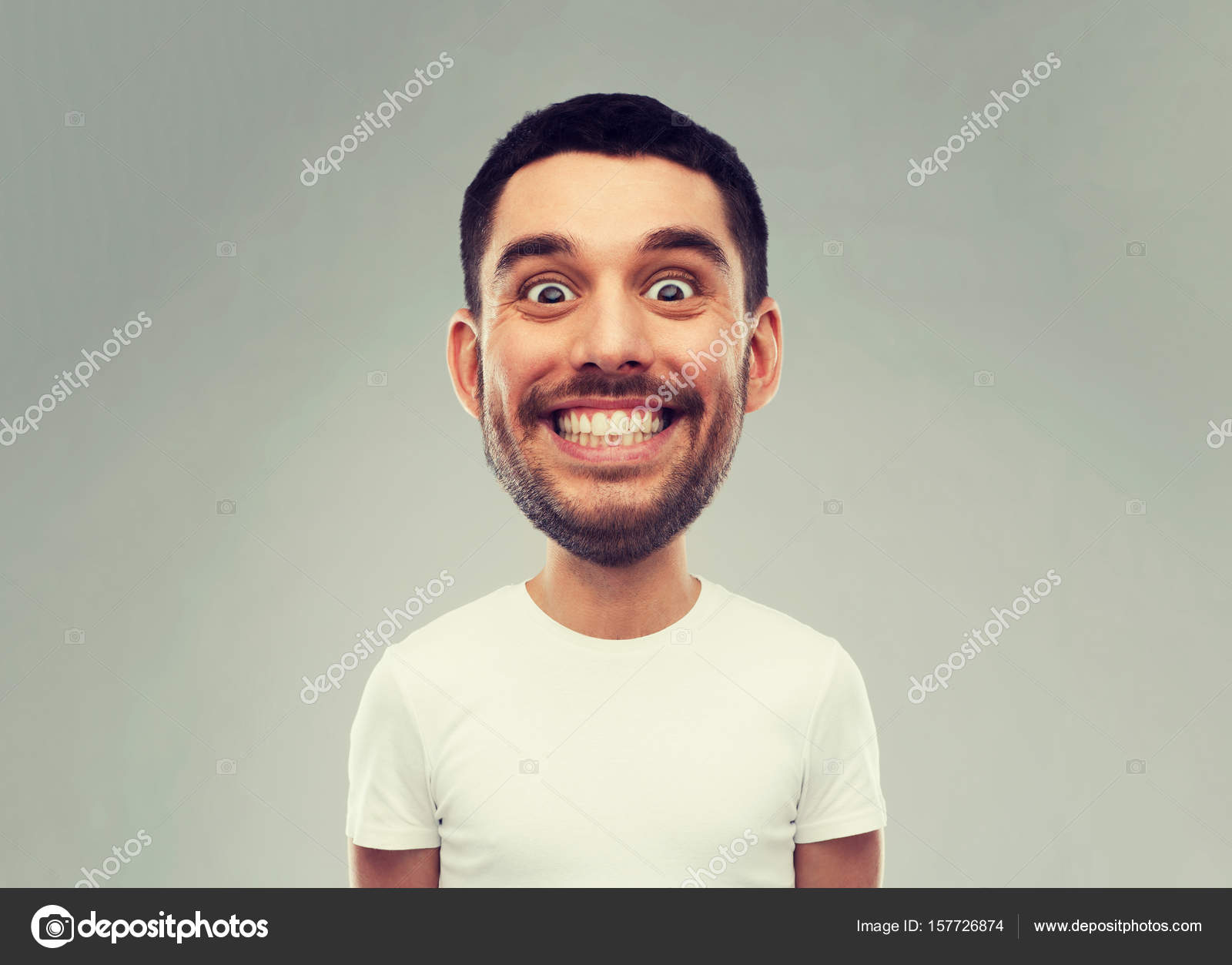 Big Smiling Face Person